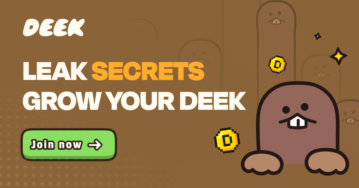 Deek - A Web3 SocialFi to Unlock Your Social Networth